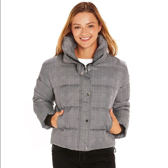 Sebby | Jackets & Coats | Sebby Plaid Puffer Jacket | Poshmark